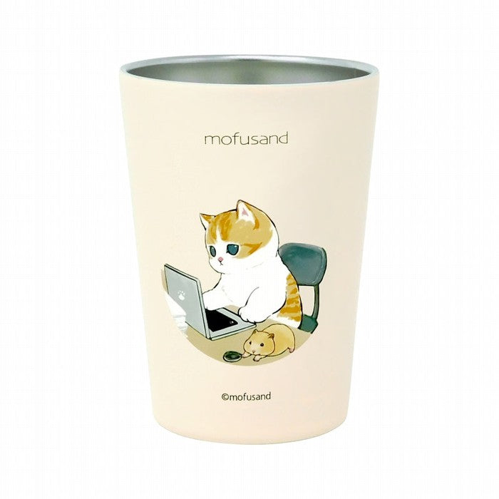 Buy Mofusand 2way vacuum double tumbler M (home work Nyan) online, worldwide shipping – WABI ...