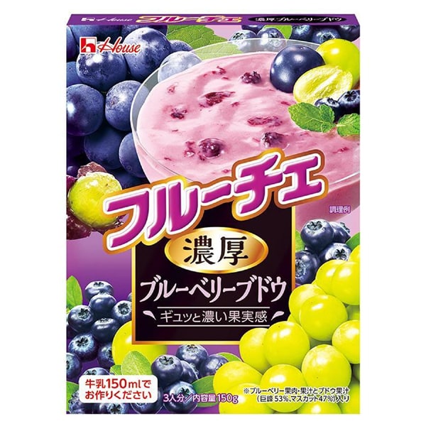 House Foods Seasonal Fruche Rich Blueberry Grape 150g | Premium Fruity ...