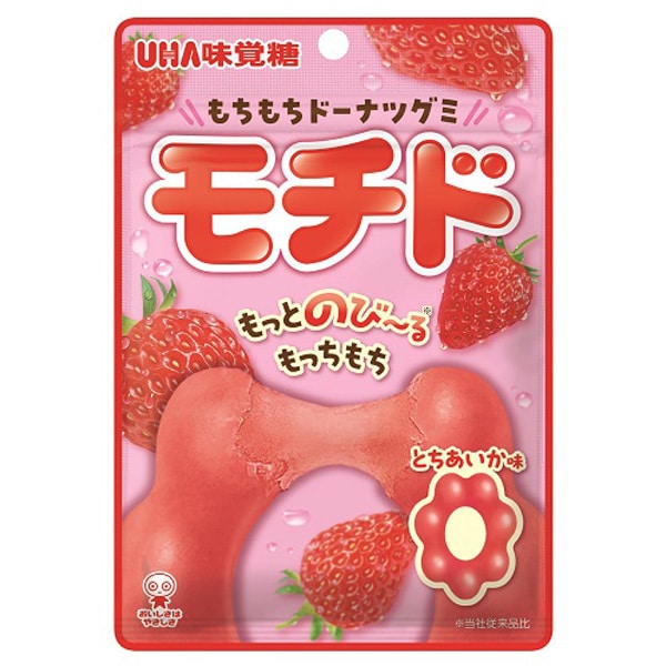 UHA Mikakuto Mochido Tochiaika 45g | Chewy Donut-Style Tochiaika ...
