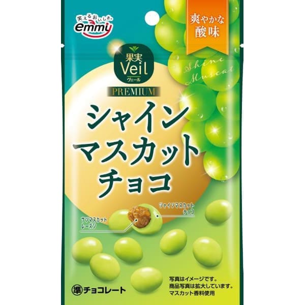 Shoei Delici Fruit Veil Shine Muscat Chocolate 37g | Japanese Grape ...