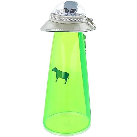 Sun-Star UFO Pencil Case – Unidentified Flying Cow Occult Design – WABI ...