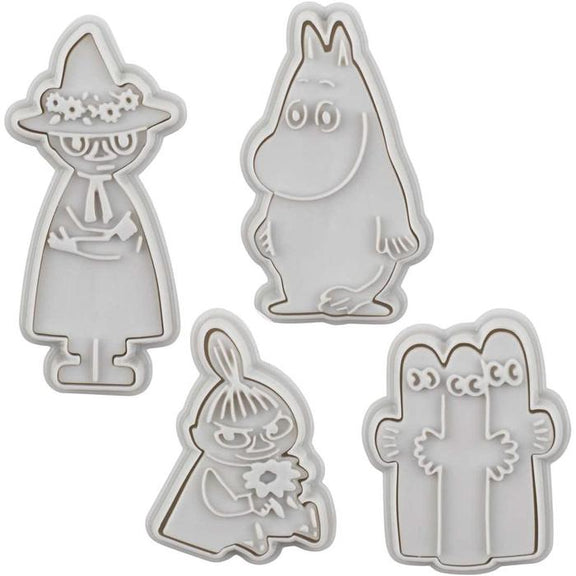 JAPAN MOOMIN COLLECTION-Skater Moomin Cookie and Bread Cutter Set – 4 ...
