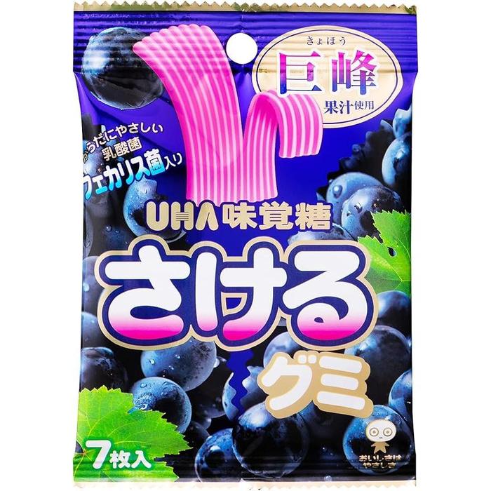 UHA Sakeru Gummy Kyoho Grape Flavor 7 Sheets | Wabi-Sabi Store – WABI ...