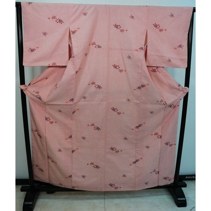 Vintage kimono kosode Red/white stripes, 158-168cm – WABI-SABI STORE